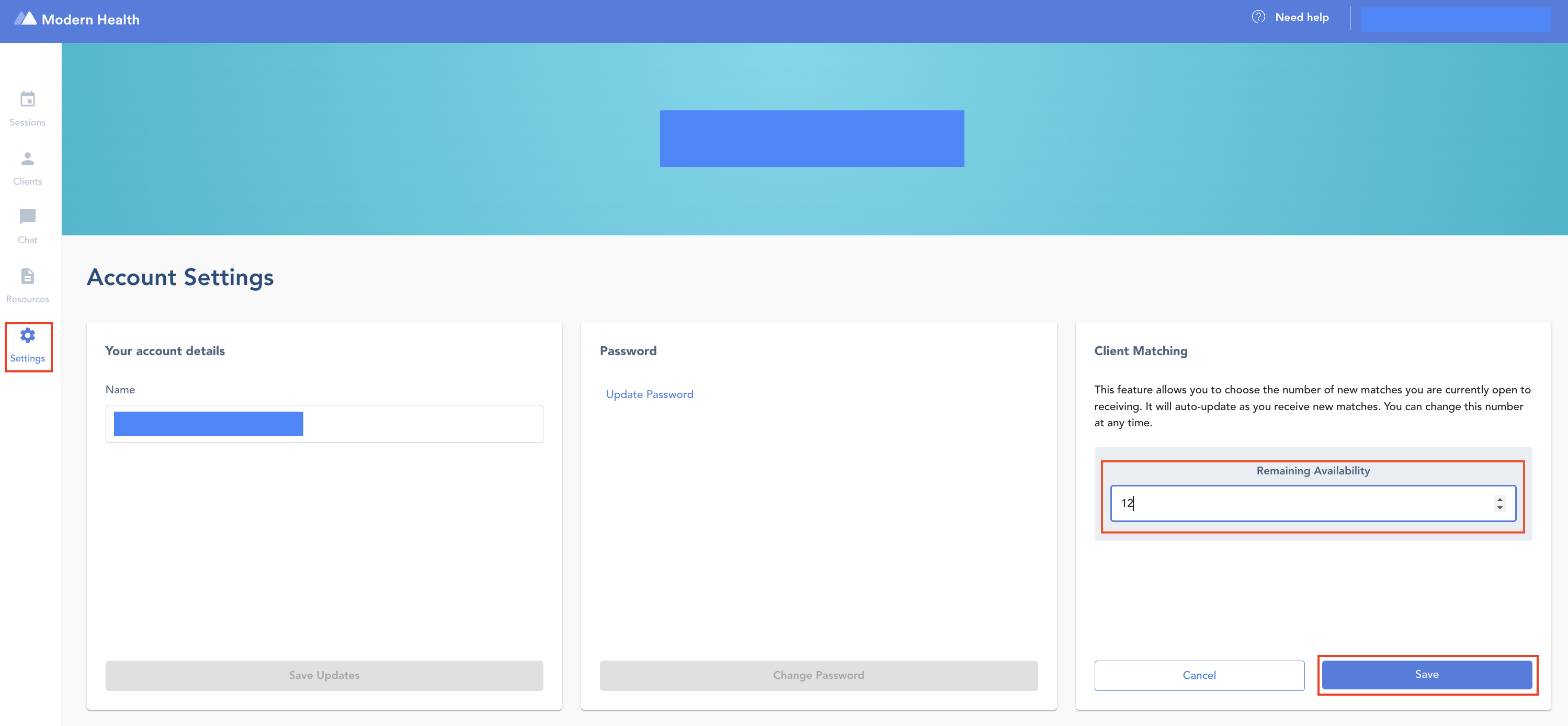 How do I indicate my new client availability? – Modern Health Providers