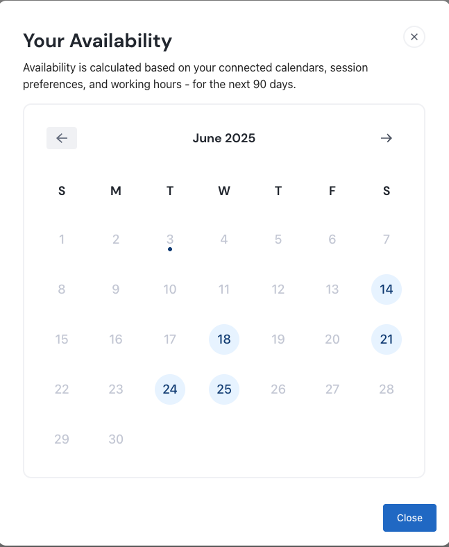 How do I preview my availability? – Modern Health Providers