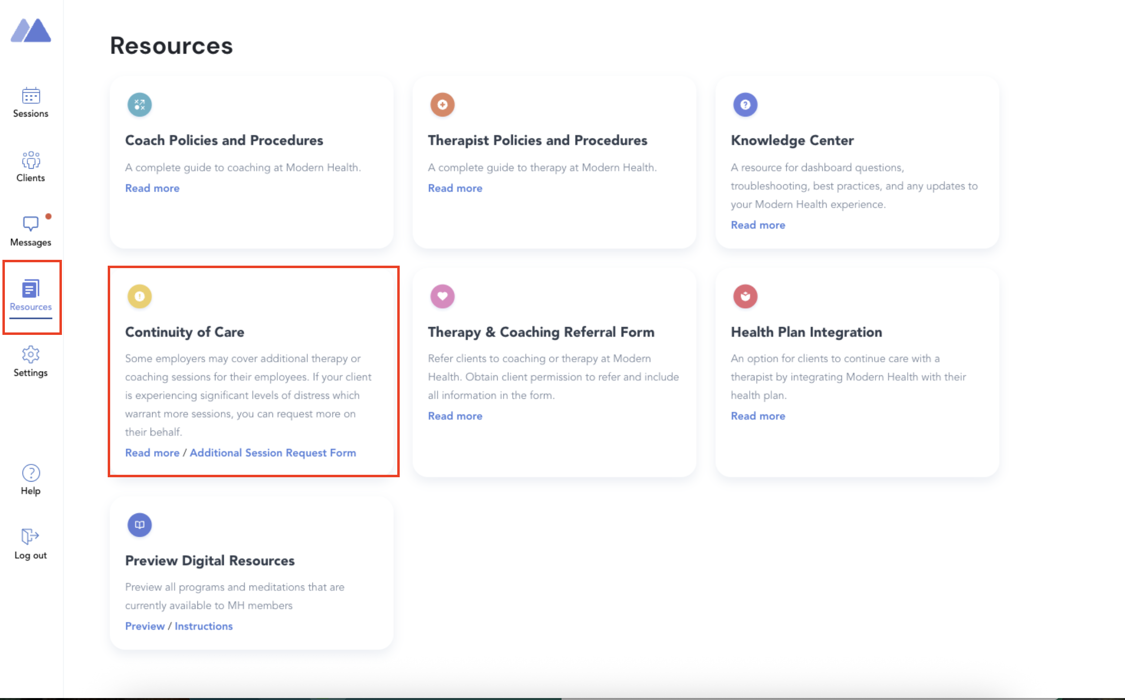 How do I request additional sessions for my client? – Modern Health ...