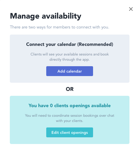 How do I indicate my availability? – Modern Health Providers